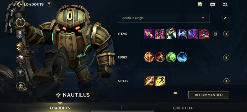 Skill Dan Item Nautilus Wild Rift - UniPin