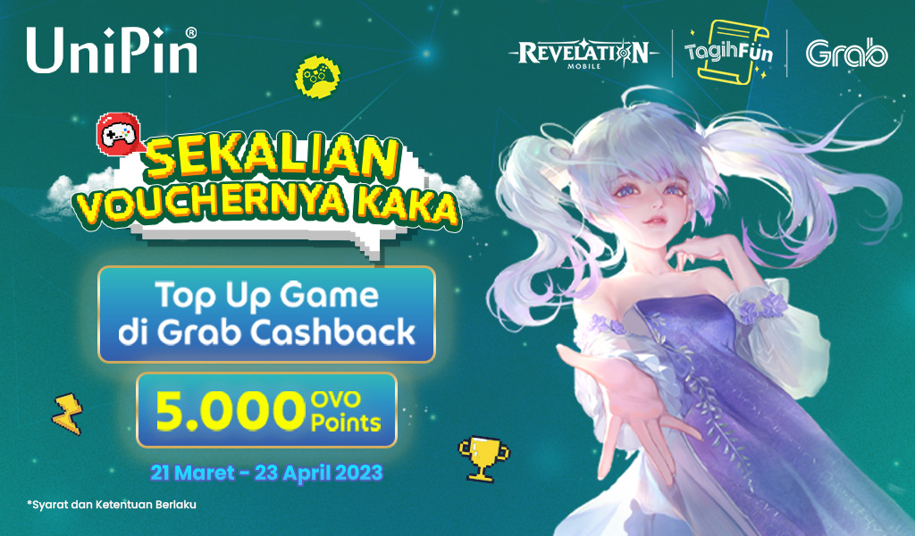 Beli Voucher Game di Grab, Dapetin Cashback Buat Grab Food, Grab Bike dan Grab Car! - UniPin