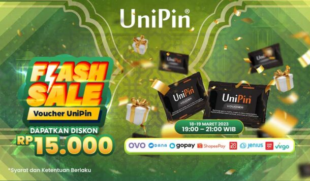 FLASH SALE! Top Up Voucher UniPin Diskon 15.000! - UniPin