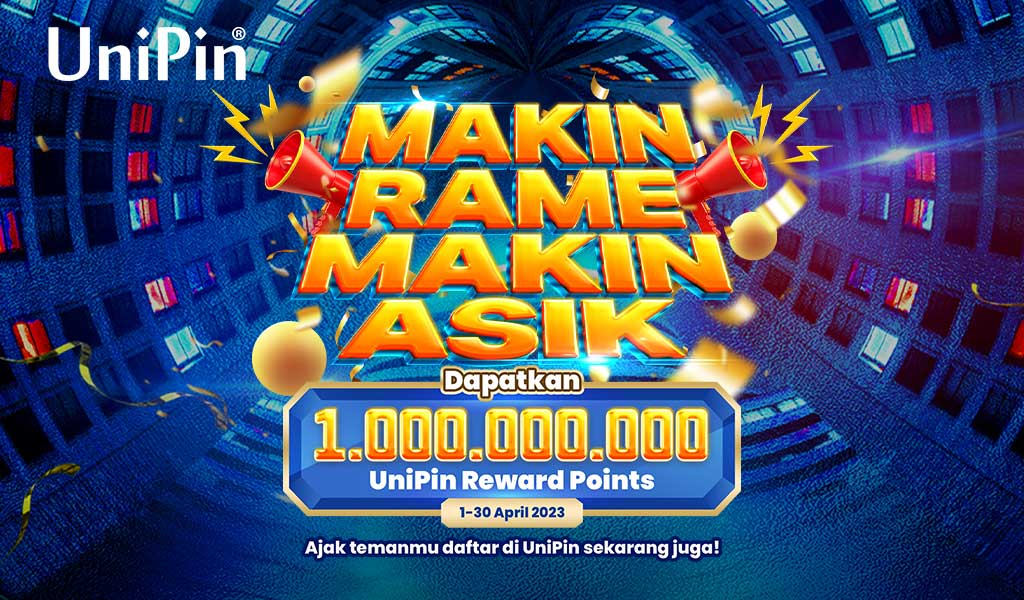 Makin Rame, Makin Asik! Dapatkan 1 Miliar UniPin Reward Points Sekarang ...
