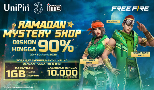 Beragam Keuntungan di Ramadan Mystery Shop bersama Tri & IM3 Menunggumu! - UniPin