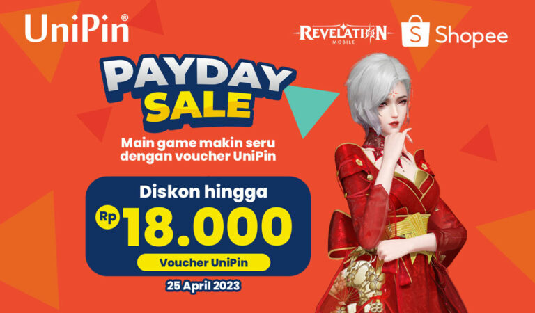 Diskon Hingga 18rb UV & Voucher Games di Pesta Gajian Lazada April 2023 - UniPin