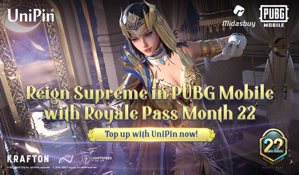 Royale Pass 22 telah hadir, Dapatkan Reign Supreme Top Up UC PUBGM di UniPin - UniPin