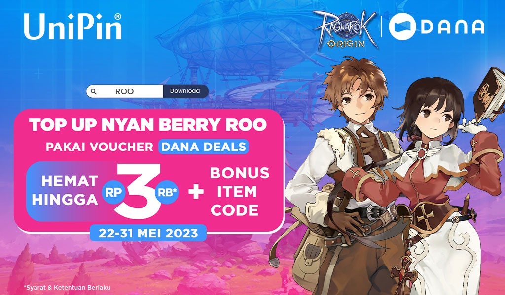 Beli Voucher Dana Deals & Top up Nyan Berry Ragnarok Origin Makin Irit ...