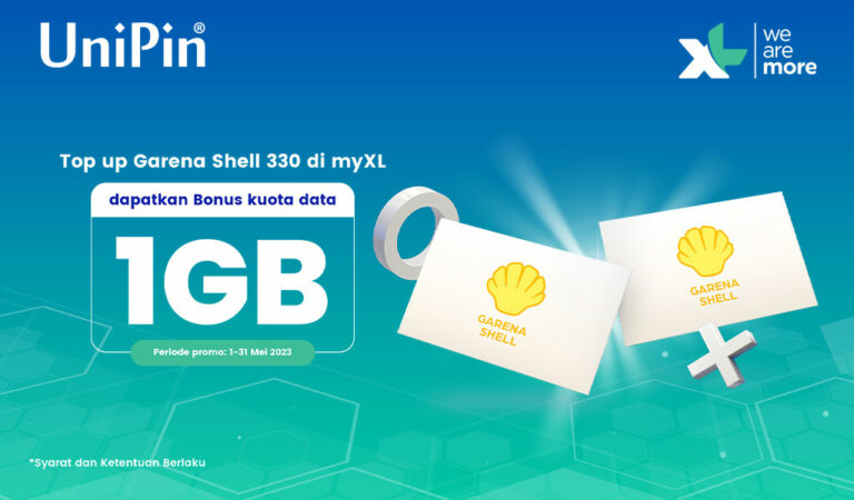 Top Up Garena Shell 330 di myXL dan Dapatkan Bonus Kuota 1GB! - UniPin