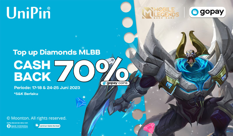 Top Up MLBB dan Main Starlight Member Dapat Skin Thamuz & Cashback