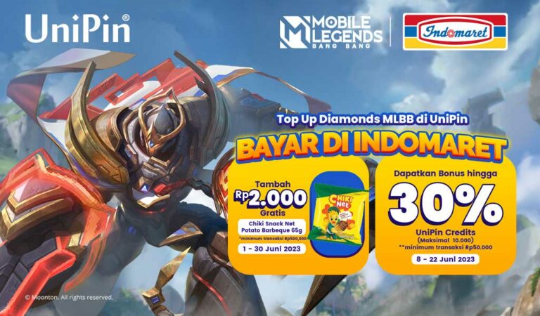 Top Up Diamonds MLBB di UniPin, Tebus Murah + Dapatkan Bonus Hingga 30% - UniPin