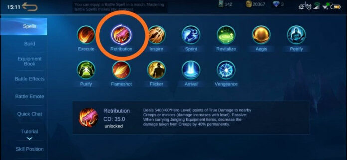 Spell Retribution Mobile Legends: Pengertian, Fungsi, Cara Pakai
