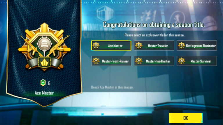 Urutan Rank Ace PUBG