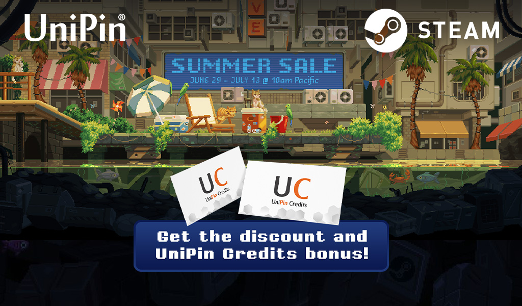 Steam Summer Sale! Dapatkan Diskon dan Bonus UniPin Credits! - UniPin
