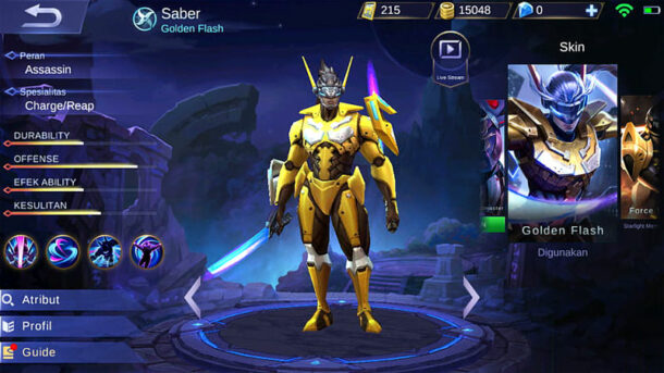 Combo Skill dan Hero Counter Saber Mobile Legend