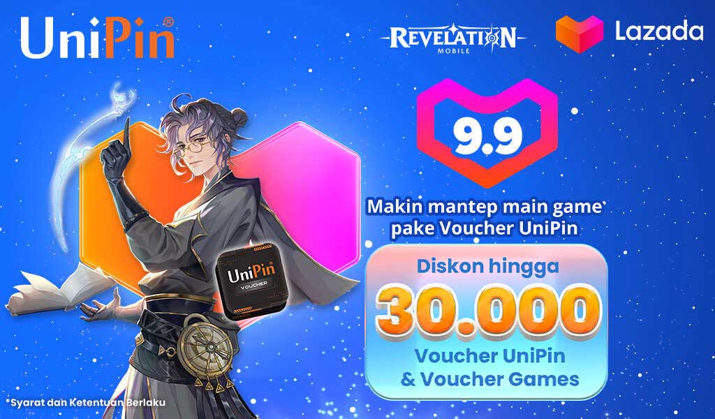 Diskon Rp30k Voucher UniPin & Game di 9.9 2023 Lazada, Main Game Makin ...