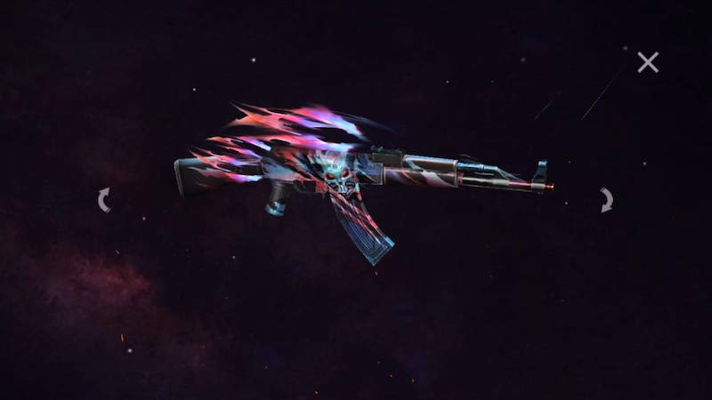 Harga Skin AK47 Skull Hunter Free Fire