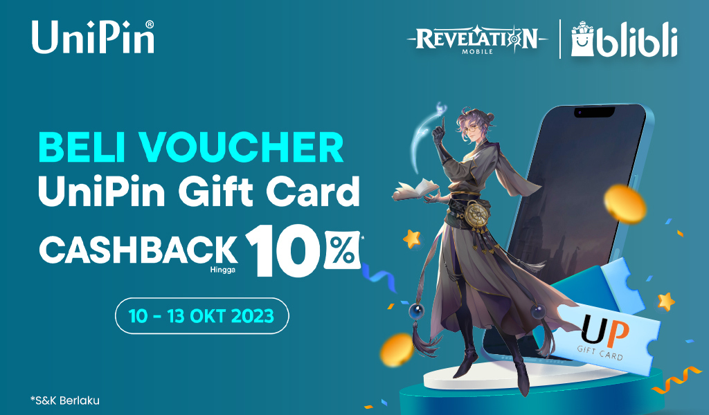 Beli UPGC di Blibli 10.10 dan Dapatkan Cashback Rp7.000! - UniPin Beli UPGC di Blibli 10.10 dan Dapatkan Cashback Rp7.000! - UniPin