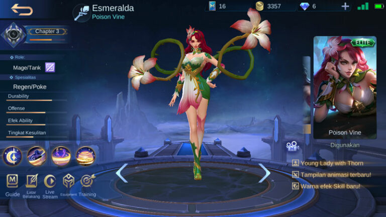 Build Emblem Esmeralda Mobile Legends Terparah
