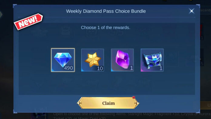 Weekly Diamond Pass ML: Keuntungan, Jumlah, hingga Top up