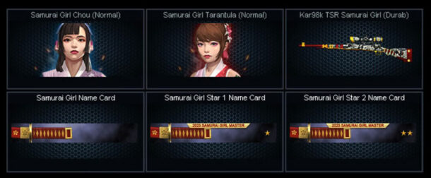 Battle Pass Point Blank Samurai Warrior Item dan Harga