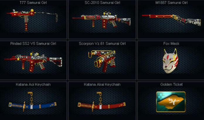 Battle Pass Point Blank Samurai Warrior Item dan Harga