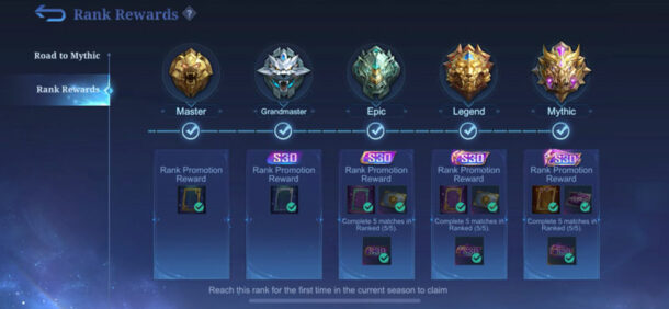 Ada Berapa Jumlah Rank Legend ML? Ini Urutan dan Penjelasan