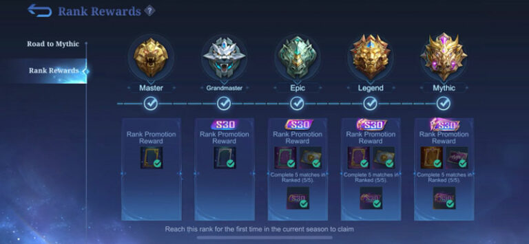 Ada Berapa Jumlah Rank Legend ML? Ini Urutan dan Penjelasan