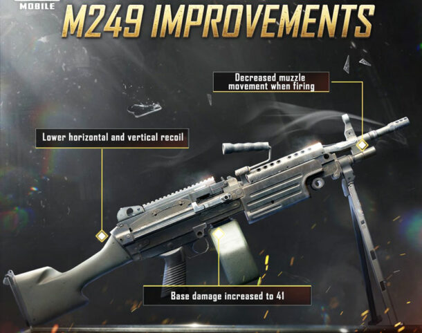 Build dan Cara Memakai Senjata M249 PUBG Terbaik