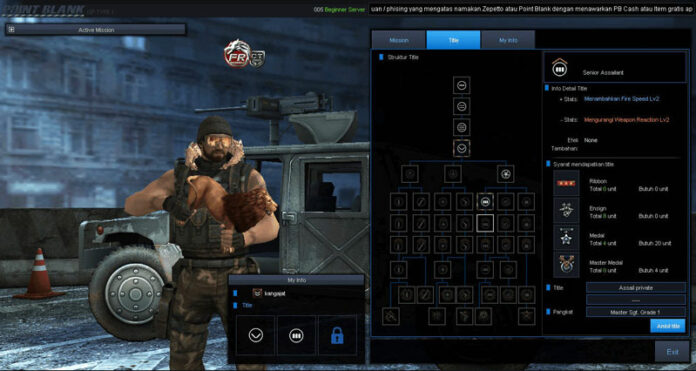 Nama-nama Title Point Blank dan Cara Mendapatkannya - UniPin