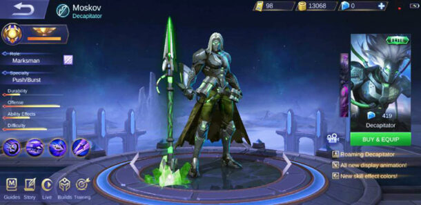 Revamp Moskov Mobile Legends Terbaru, Bisa Teleportasi