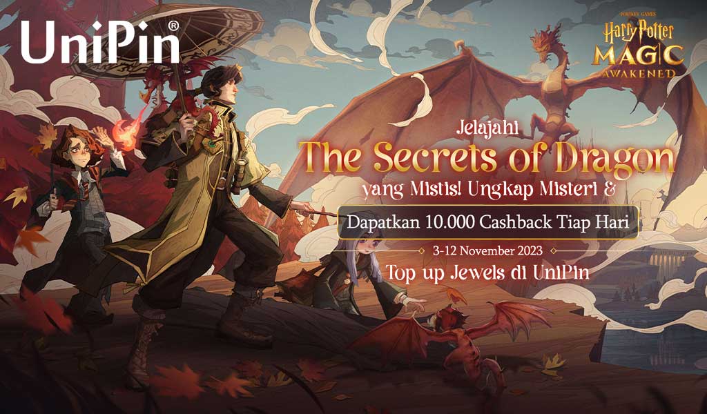 Ungkap Misteri The Secrets of Dragon, Raih 10rb Cashback Tiap Hari di UniPin - UniPin