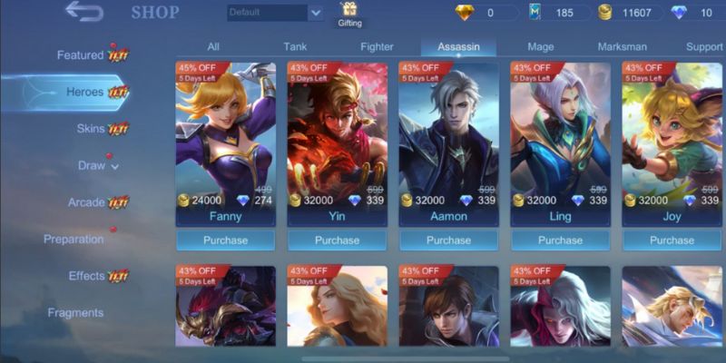 10 Assassin Mobile Legends, Wajib Pake di Ranked