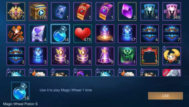 Cara Mendapatkan Magic Wheel Potion Mobile Legends