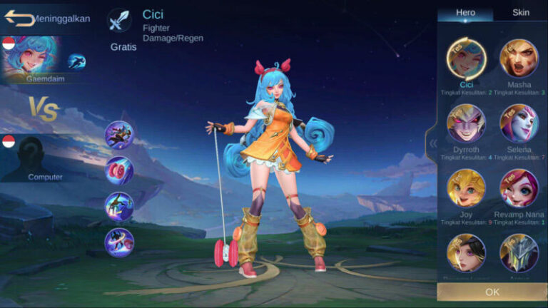 Cici Mobile Legends: Hero Baru yang Lincah dan Mematikan