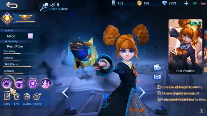 Rekomendasi Emblem Lylia Mobile Legend Paling Sakit