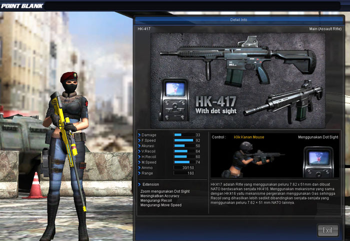 Perbandingan Title Assault Point Blank 2023: SC 2010 vs. HK 417