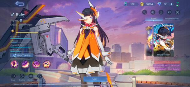 Build Ruby Mobile Legends, Susah Mati, Lifesteal Deres!