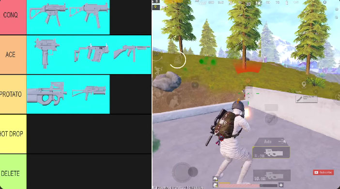 Auto WWCD, 7 Senjata SMG PUBG Mobile Terbaik