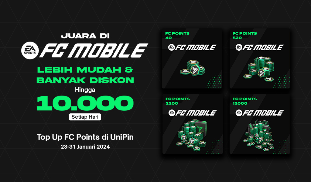 Jadi Juara di EA FC Mobile Lebih Mudah & Banyak Diskon Top Up FC Points di UniPin