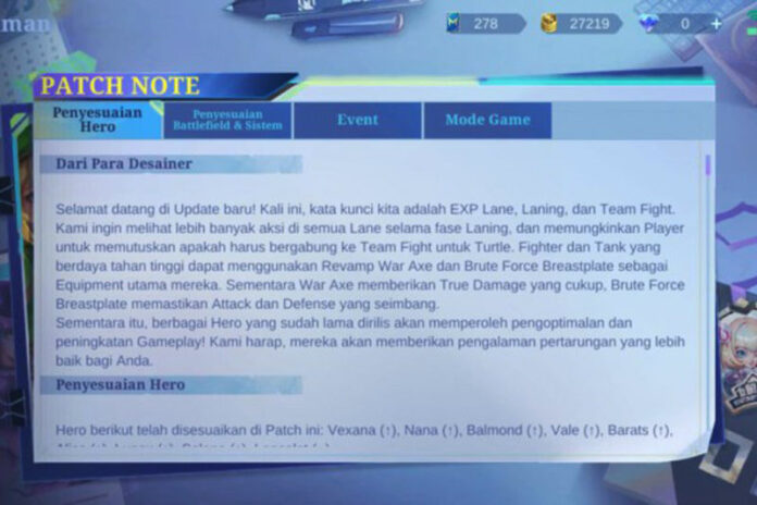 Meta Hero Mobile Legends Season 31