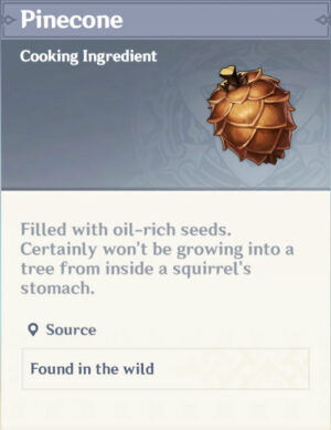 Daftar Lokasi Pinecone Genshin Impact dan Penggunaannya