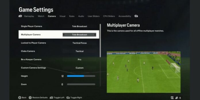 Pentingnya Setting Camera yang Tepat di EA FC 24