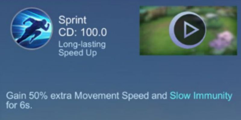 Sprint Mobile Legends : Battle Spell Bikin Movement Makin Gesit!