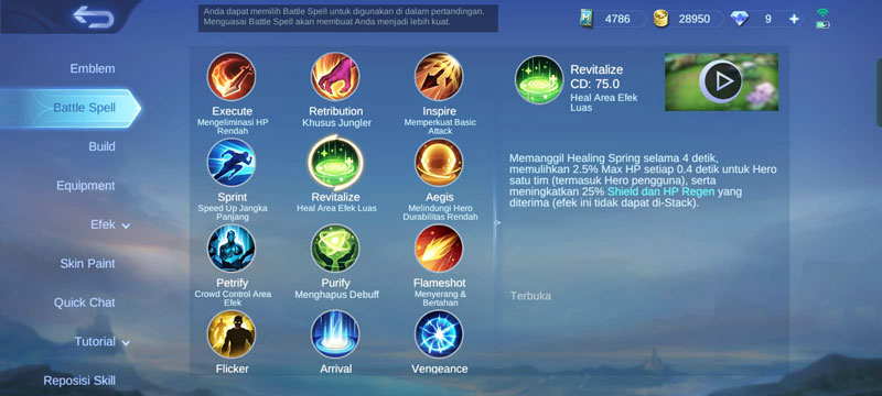 Battle Spell ML: Apa Saja Jenisnya dan Bagaimana Kegunaannya?