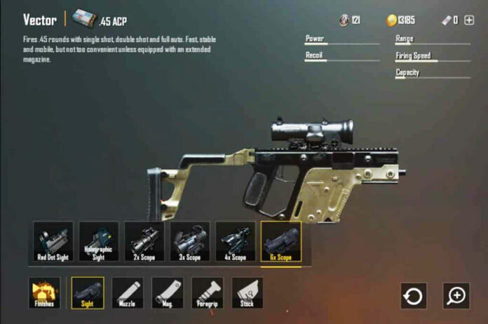 Item Attachments Terbaik untuk Senjata Vector PUBG Makin GG!