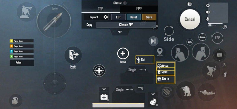 Cara Setting Sensitivitas PUBG No Gyro 4 jari