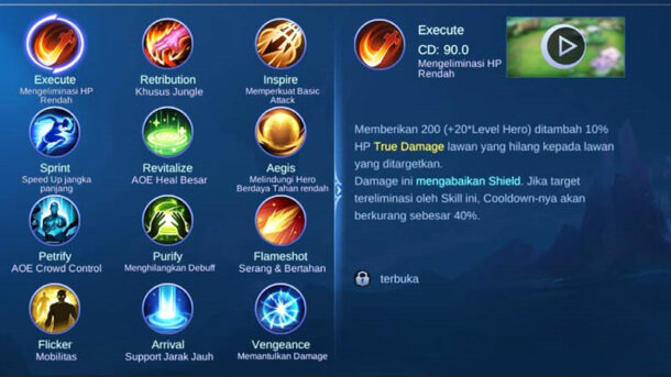 Battle Spell ML: Apa Saja Jenisnya dan Bagaimana Kegunaannya?