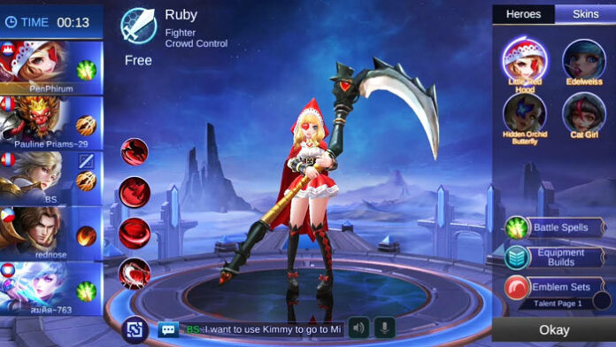 Apakah Ruby Mobile Legend Kuat dan Jenis Emblem yang Cocok