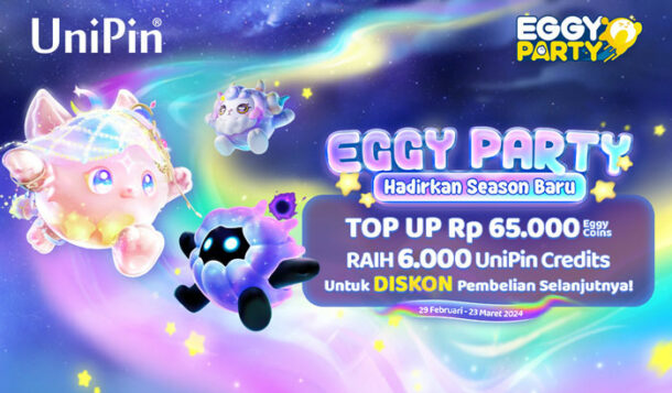 Eggy Party Season Baru: Top Up Eggy Coins & Raih 6,000 UC!
