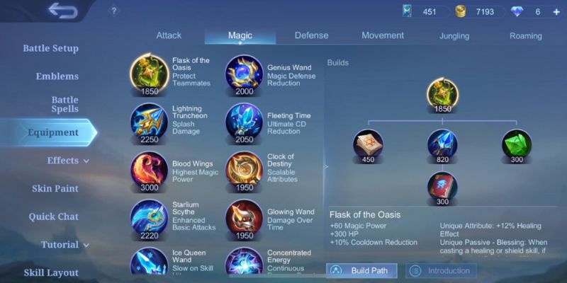 Flask of the Oasis : Item Heal Wajib Untuk Para Support!