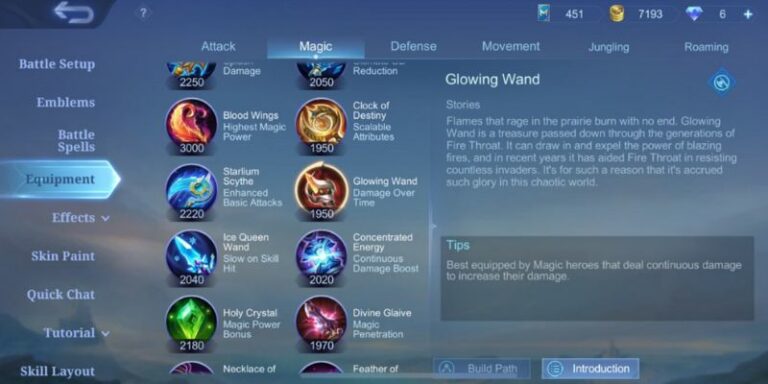 Glowing Wand : Item Magical Damage Bisa Bikin Hero Terbakar!