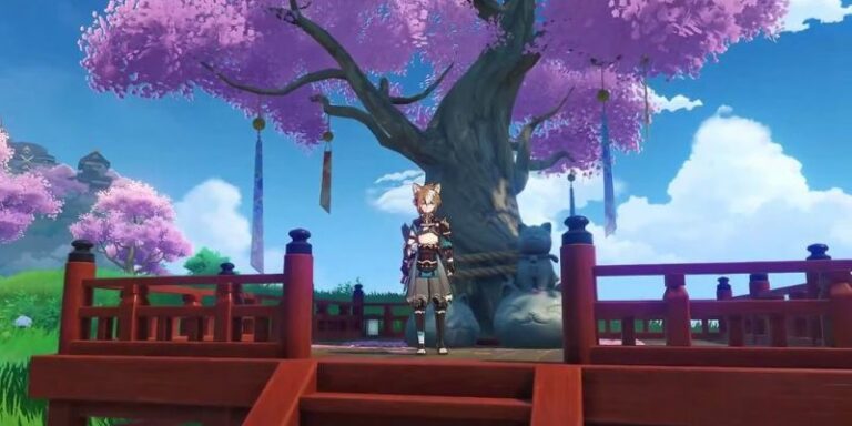Cara Menyelesaikan Sakura Arborism di Genshin Impact