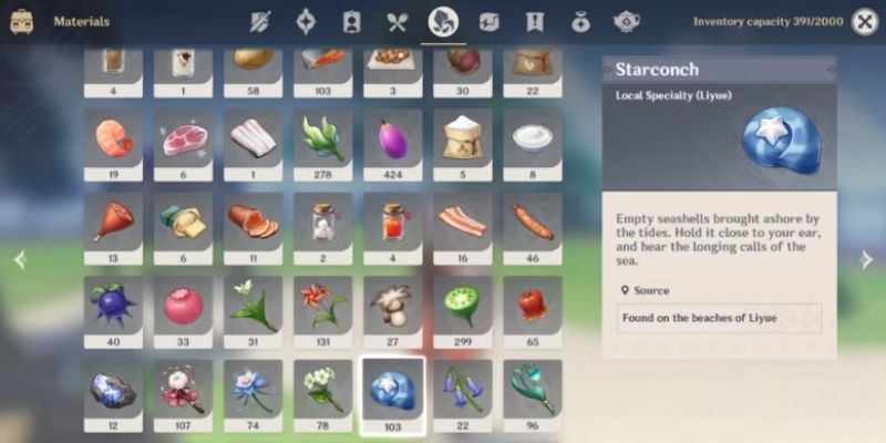 Cara Mendapatkan Starconch di Genshin Impact dan Lokasinya!